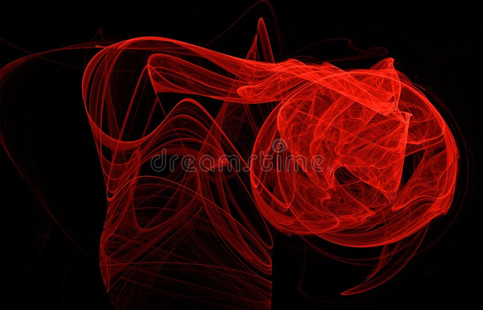 Flame fractal stock illustration. Illustration of cyclonic - 1707398