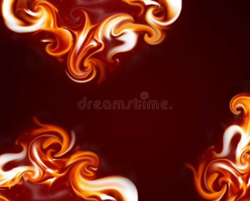 Flame frame stock illustration. Illustration of exploding - 12450280