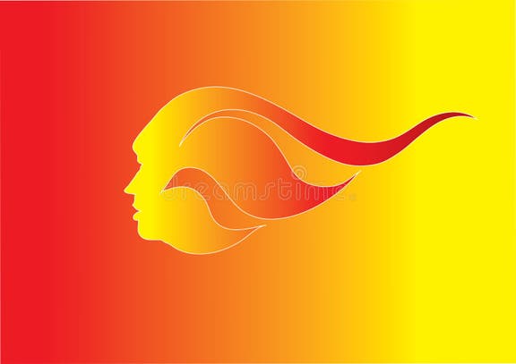Flame head stock vector. Illustration of elements, illustrations - 8446353