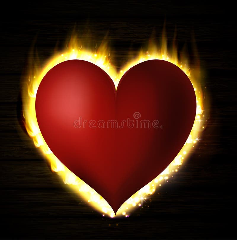 Flame Heart Stock Illustrations – 6,733 Flame Heart Stock Illustrations ...