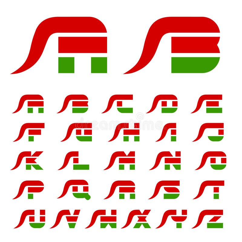 Flame Hot Chilli Pepper Font Alphabet Letters Stock Vector ...