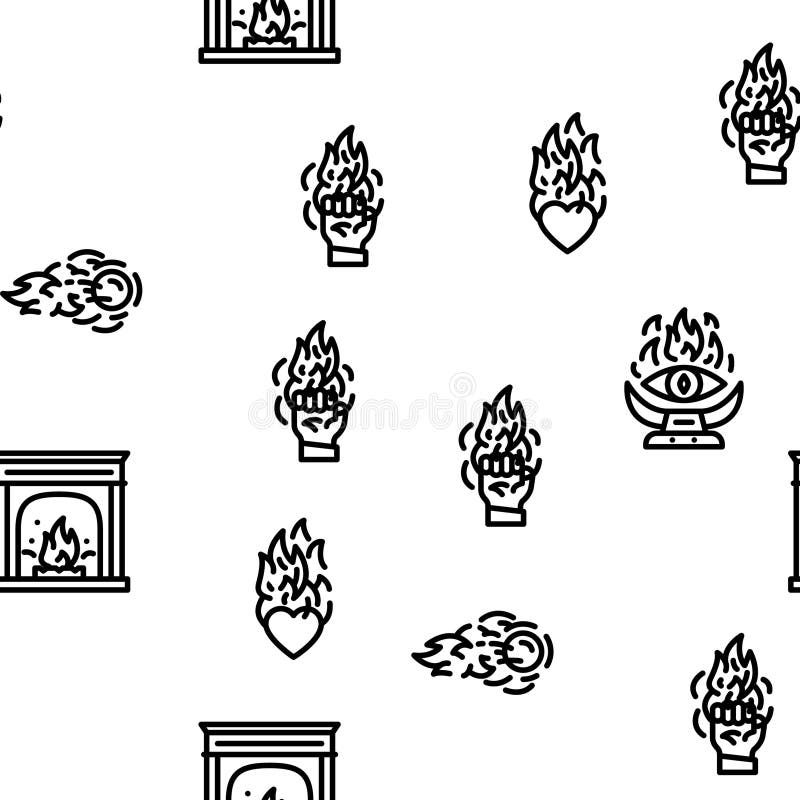 Fire Seamless Outline Stock Illustrations – 5,904 Fire Seamless Outline Stock Illustrations ...