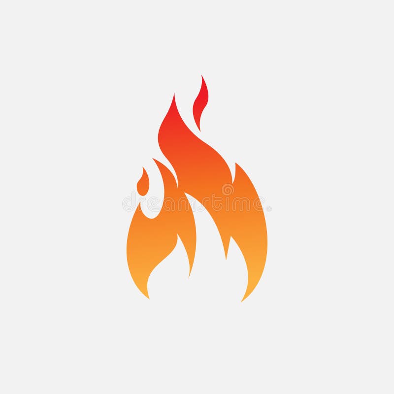 Fire icon design stock illustration. Illustration of heat - 159894903