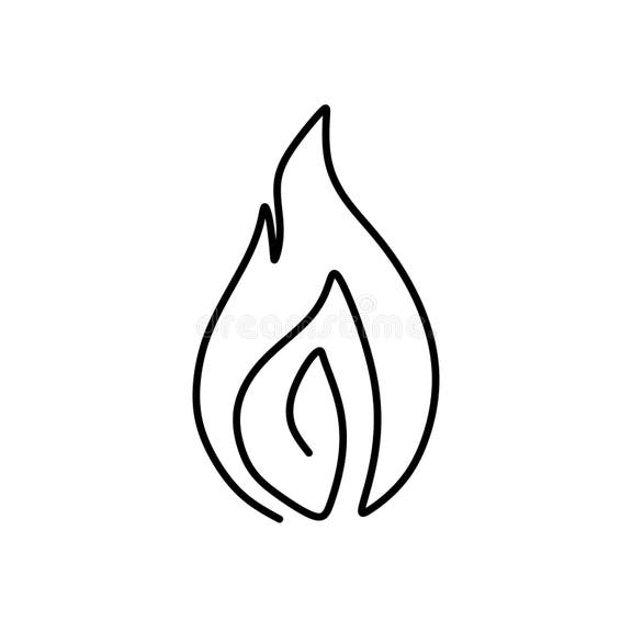 Flame Icon Line Drawing Stock Illustrations – 6,220 Flame Icon Line ...