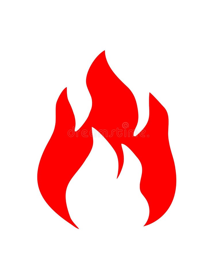 Flame Fire Seamless Pattern Background Icon. Business Flat Vector ...