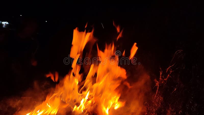Nyala Api stock photo. Image of night, flame, ilustrasi - 263086740