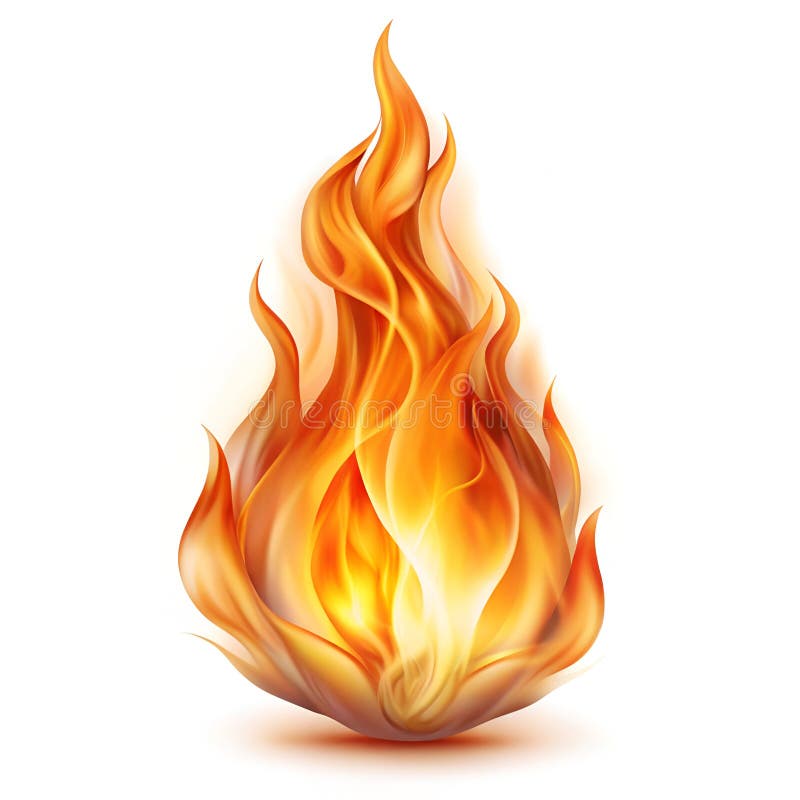 A flame stock illustration. Illustration of element - 371379876