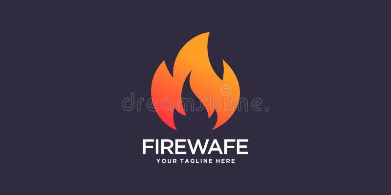 Flame Logo Design Concept Premium Vector Stock Vector - Illustration of symbol, element: 288539073