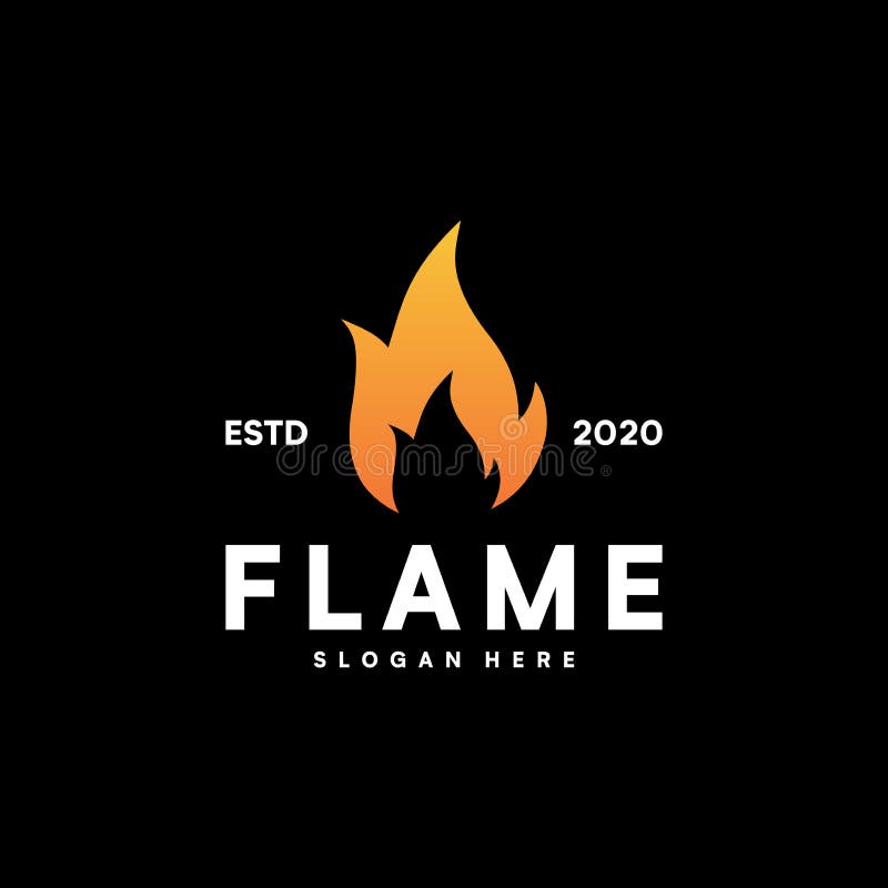 Flame Logo Vector Icon Designs Stock Vector - Illustration of inferno ...