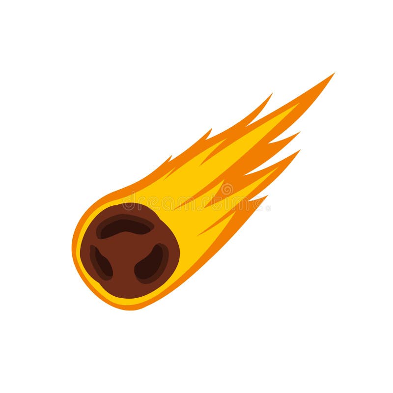 Flame Meteorite Icon, Cartoon Style Stock Vector - Illustration of ... Flame Meteorite Icon, Cartoon Style Stock Vector - Illustration of ...