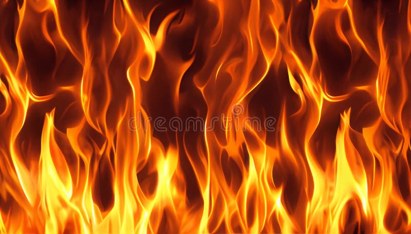 Flame Motion on Abstract Background. Red Fire Texture, Orange Burn ...