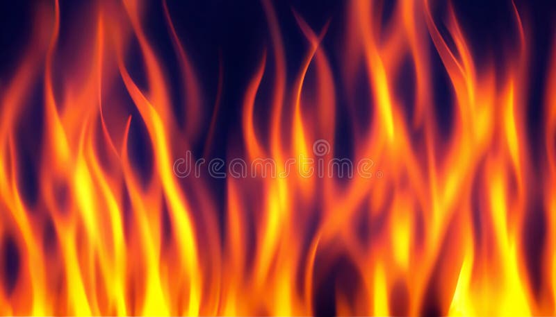 Flame Motion on Abstract Background. Red Fire Texture, Orange Burn ...