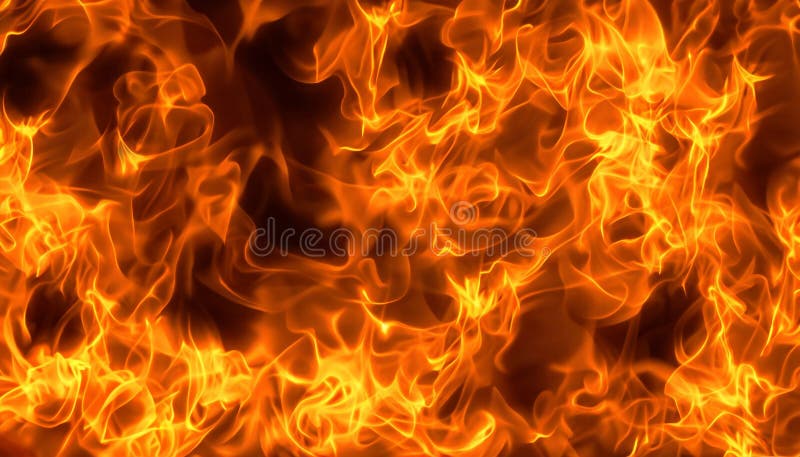Flame Motion on Abstract Background. Red Fire Texture, Orange Burn ...