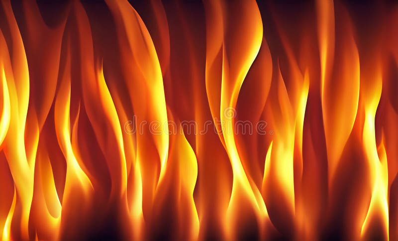 Flame Motion on Abstract Background. Red Fire Texture, Orange Burn ...