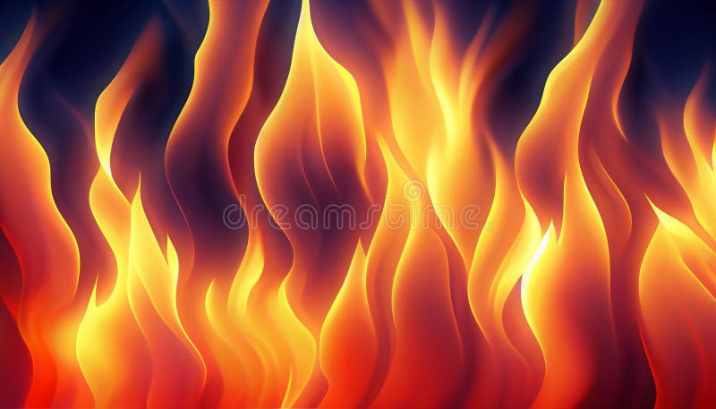 Flame Motion on Abstract Background. Red Fire Texture, Orange Burn ...