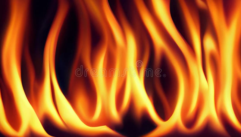 Flame Motion on Abstract Background. Red Fire Texture, Orange Burn ...