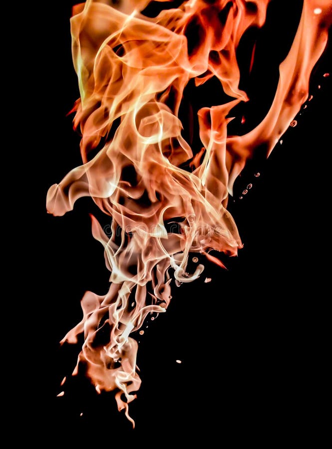 Flame in motion. stock image. Image of shot, motion - 107760143