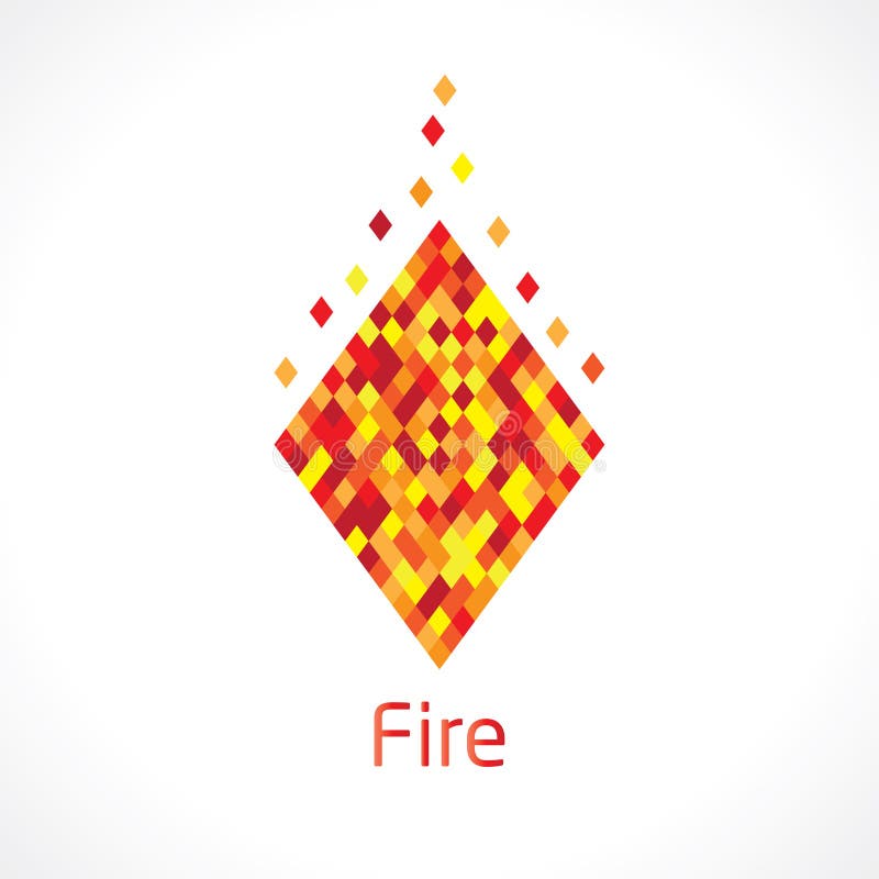 Fire Diamond- 3D Illustration Stock Illustration - Illustration of huge ...