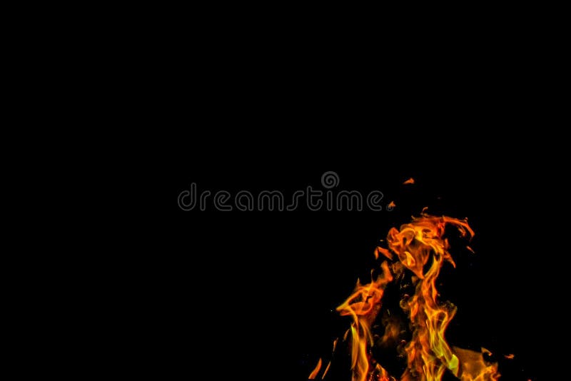 Flame of a raging campfire stock photo. Image of burn - 125030024