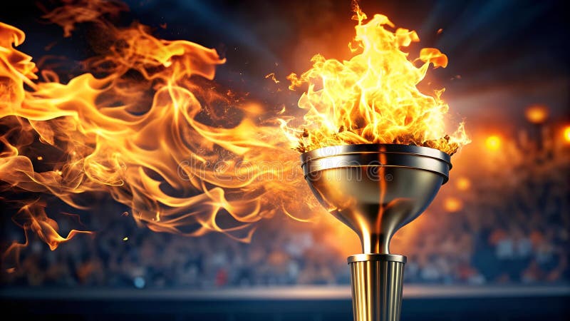 The Flame S Pulse: a Rhythm of Light and Energy AI Generated Stock ...