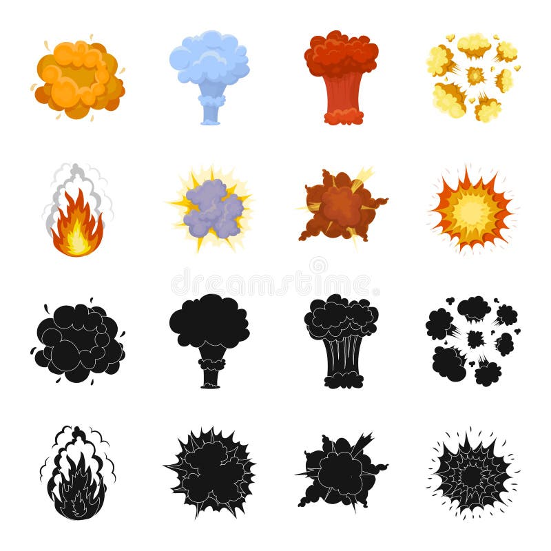 Flame, Sparks, Hydrogen Fragments, Atomic or Gas Explosion ...