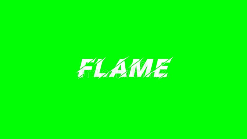 Flame Text Green Screen Animated Video Stock Video - Video of warmth ...