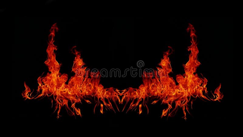 Flame Flame Texture for Strange Shape Fire. Stock Illustration ...