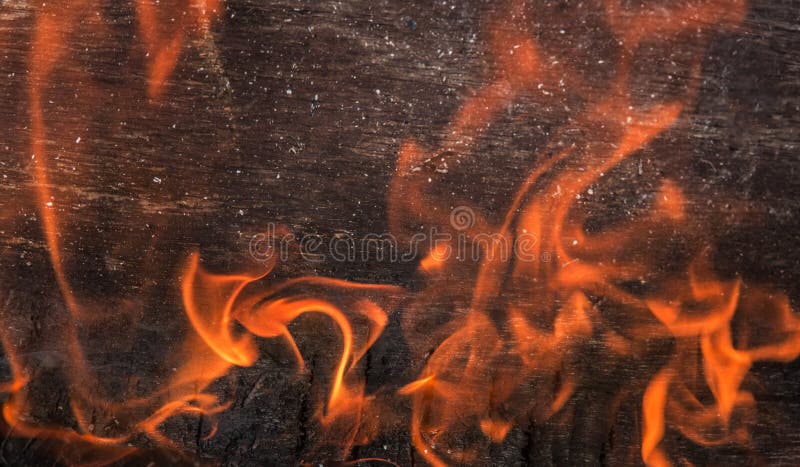 Flamed wooden surface stock photo. Image of furnace - 164623054