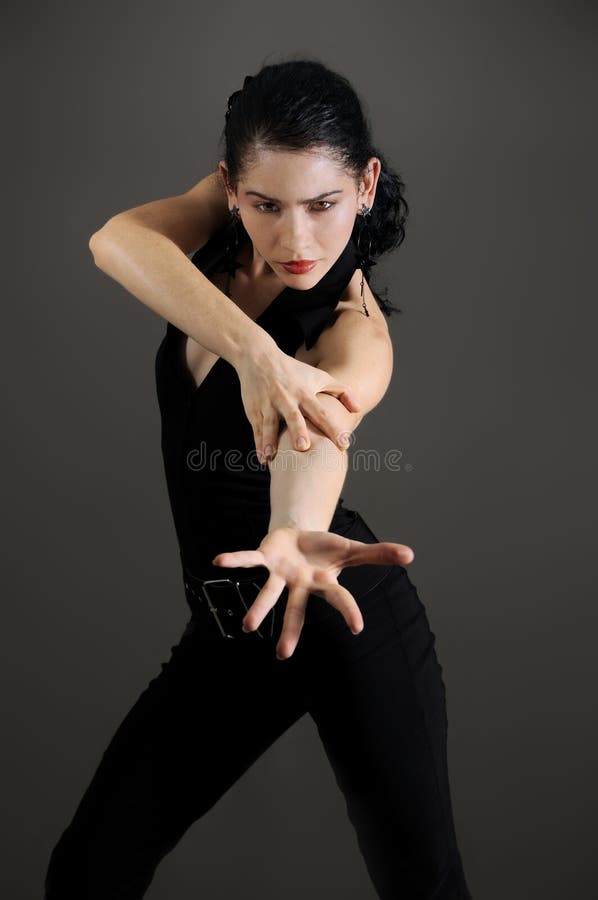 Flamenco dancer stock image. Image of fashion, model, palm - 5708333