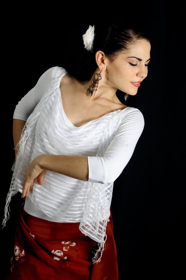 Flamenco dancer stock image. Image of modern, latina, dance - 5918475