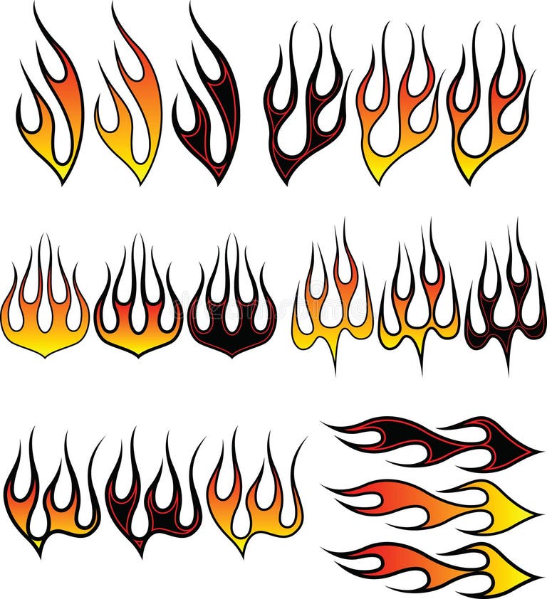 Hot Rod Flames Stock Illustrations – 1,341 Hot Rod Flames Stock ...