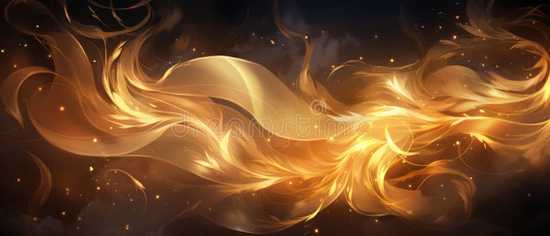 Flames of a Bonfire Captivating Warmth and Illumination Fire on Dark ...