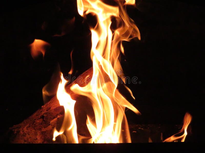 Flames dancing in the fire stock image. Image of fire - 244103987