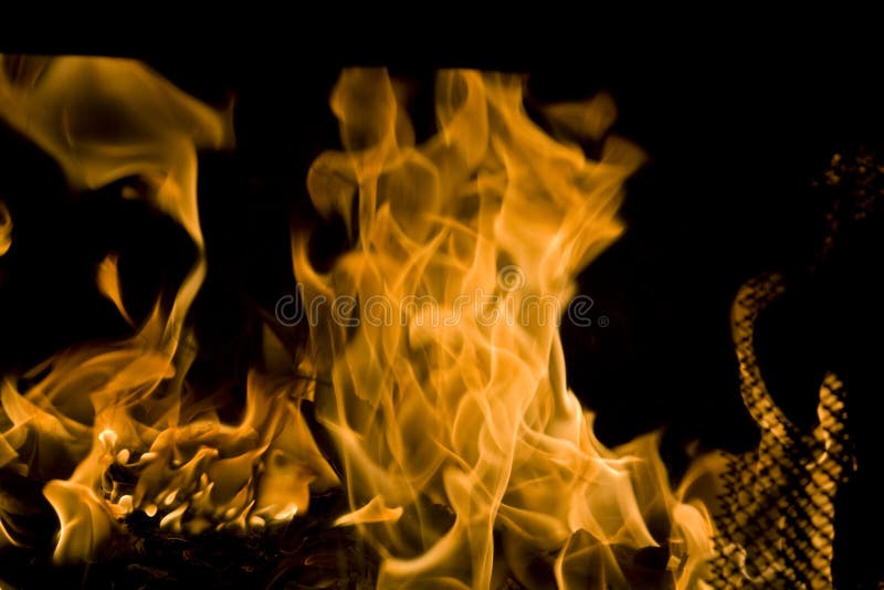 Red Fire Flames of Hell stock photo. Image of texture - 11337316