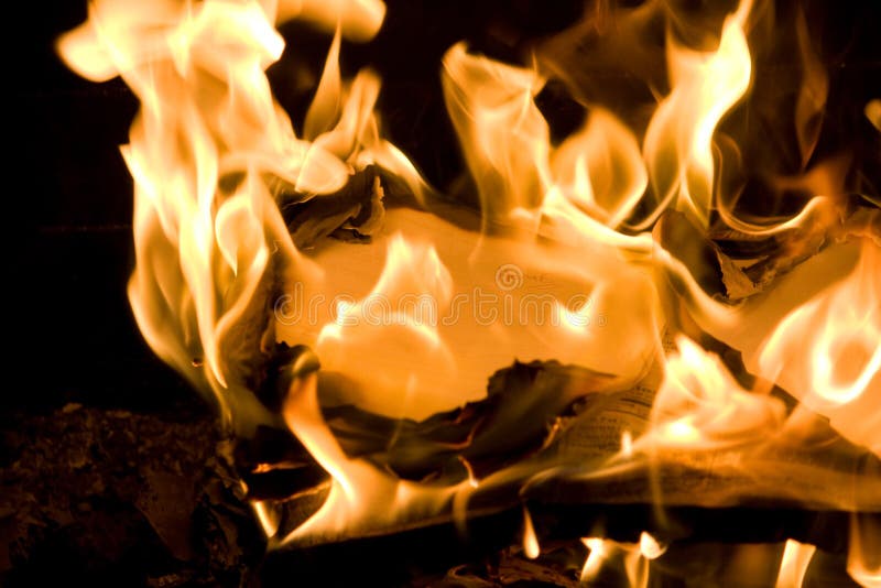 Red Fire Flames of Hell stock photo. Image of texture - 11337316