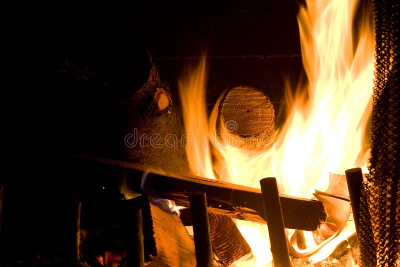 Red Fire Flames of Hell stock photo. Image of texture - 11337316