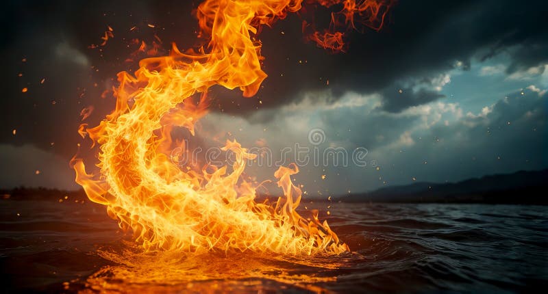 Flames of fire burning stock photo. Image of burning - 345845486