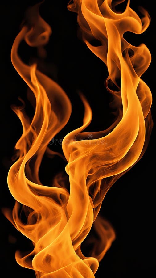 Fire Hot Powerful Red Abstract Illustration Background Stock ...