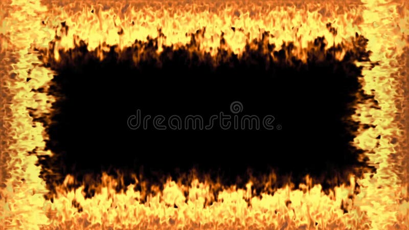 Flames Frame Isolated on Black Stock Video - Video of ignite, element ...