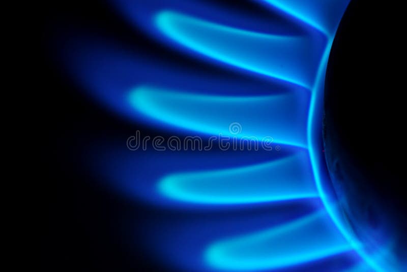 Blue flames of gas stock image. Image of circular, cooking - 2769925