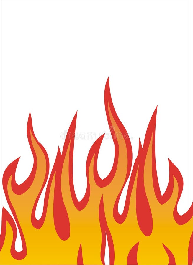 Flames illustration stock illustration. Illustration of zoom - 499564