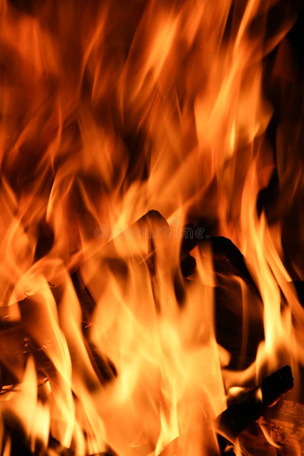 Flames Over Grill stock image. Image of burn, orange, yellow - 4752763