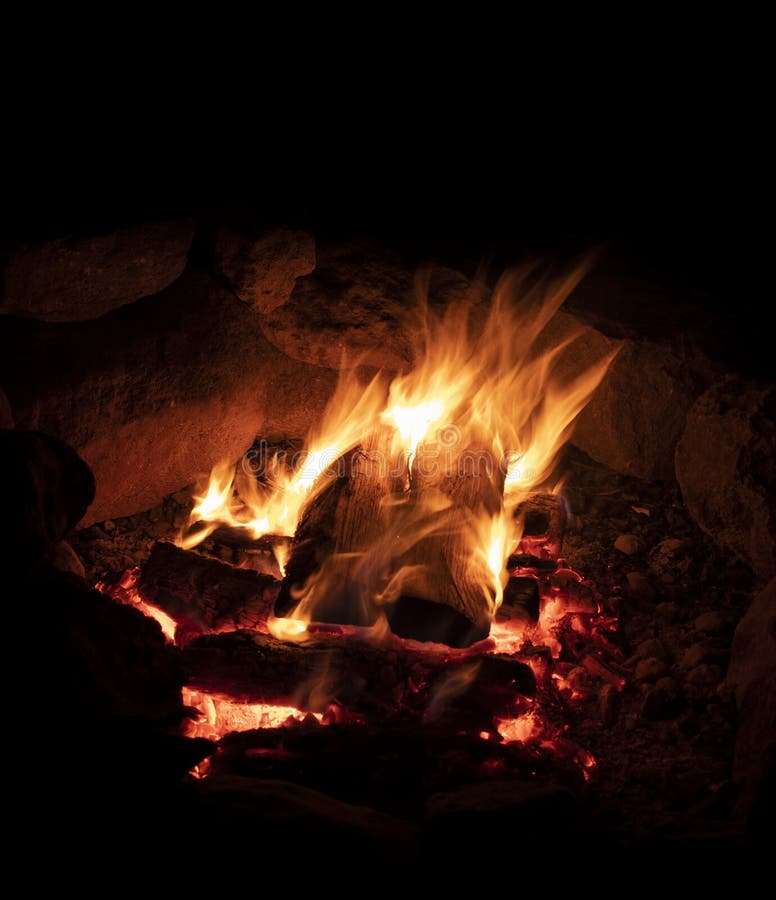 Flames from the campfire stock photo. Image of orange - 257029854