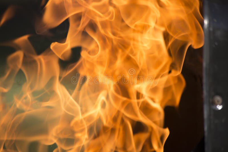 Flames Shooting from Grill stock image. Image of outside - 82384715