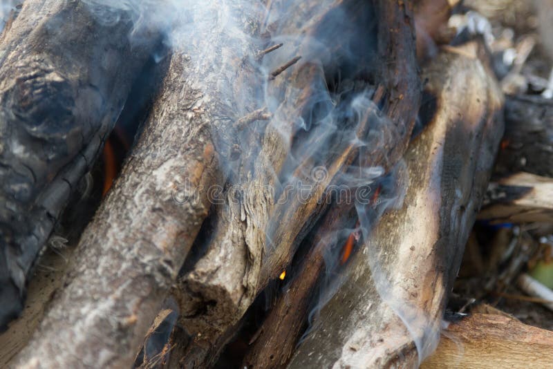 Flames and smoke fire stock photo. Image of bonfire, fire - 76165804