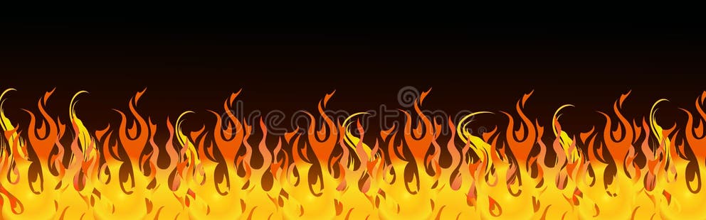 Flames web header stock vector. Illustration of graphic - 22913209