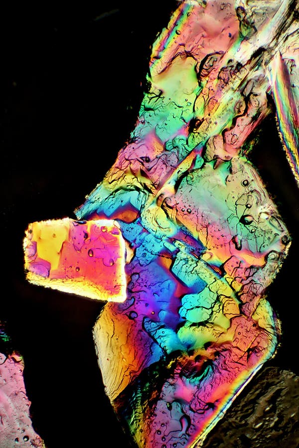 Colors in ice crystals stock image. Image of details, frozen - 7750947