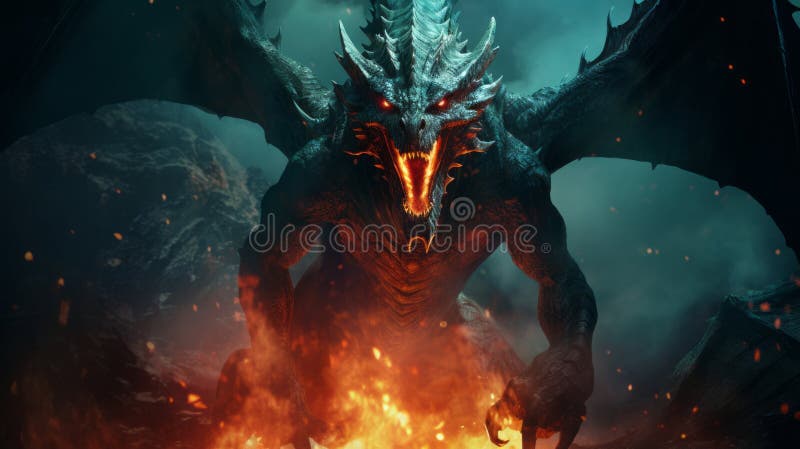 Cinematic Dragon: Hyper-detailed Rendering with Unreal Engine Stock ...