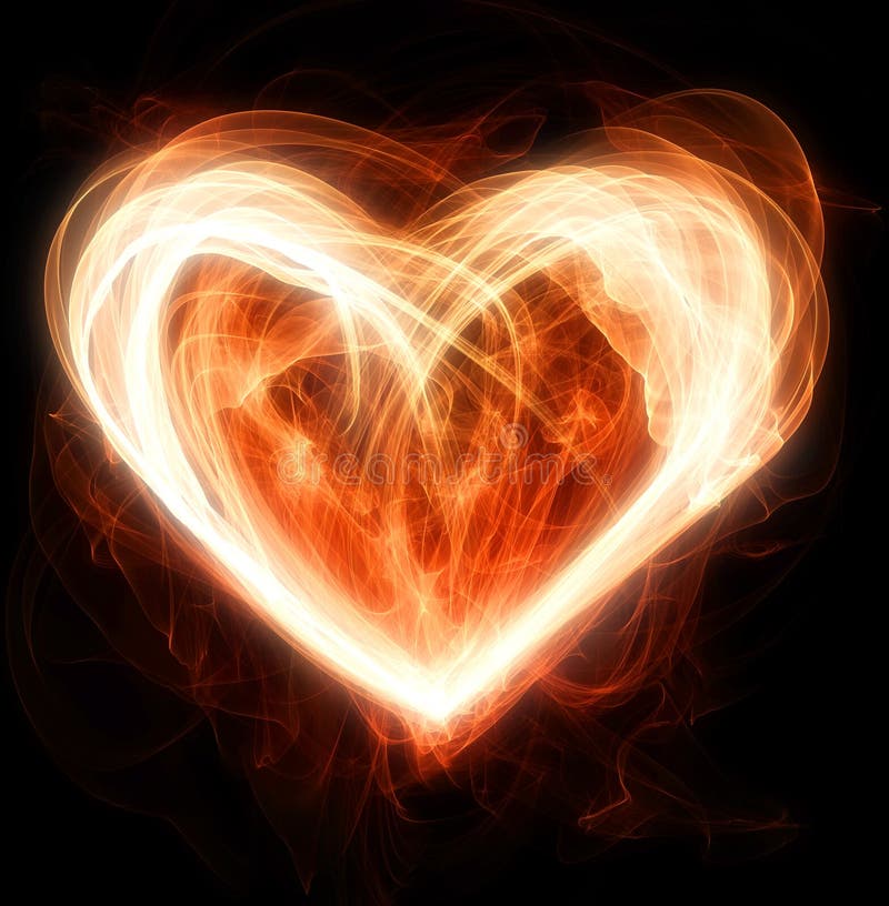 Flaming Heart Stock Illustrations – 2,155 Flaming Heart Stock ...