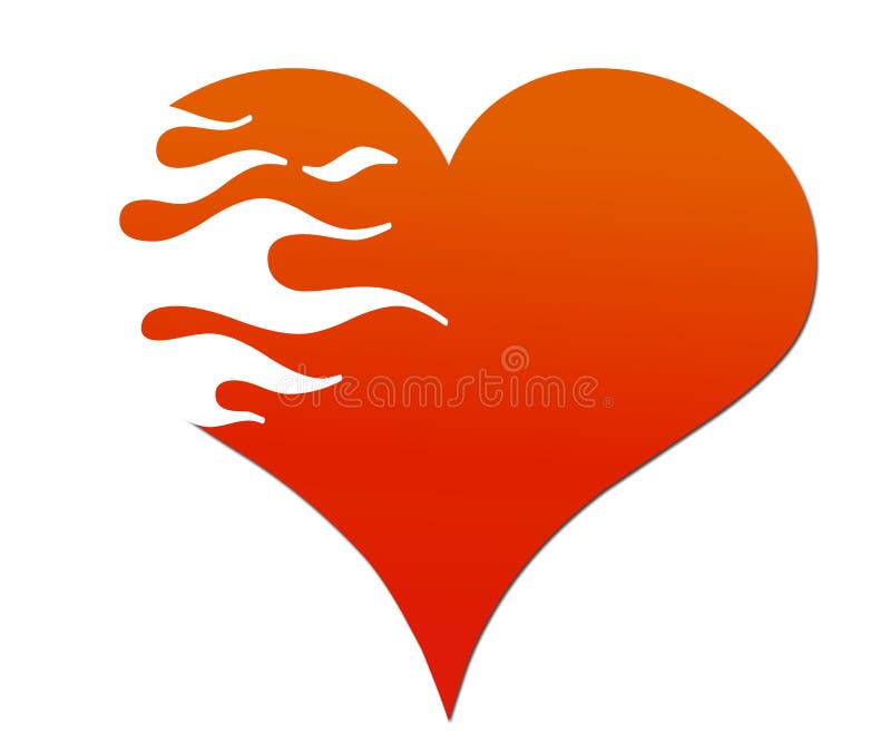 Flaming Heart Stock Illustrations – 2,093 Flaming Heart Stock ...